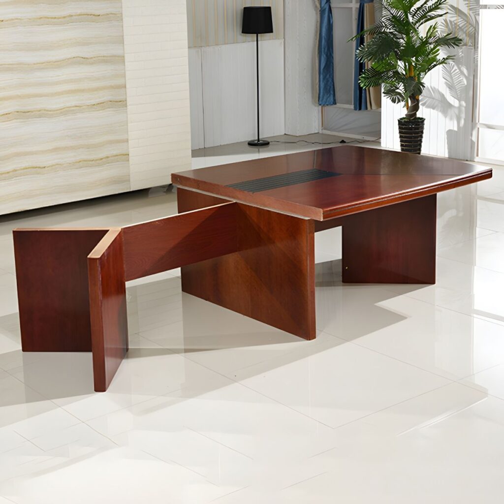 3M Mahogany Finish Office Conference Table – Shine office furniture