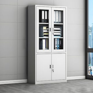 HiLine Clear Door Office Filing Cabinet – Shine office furniture