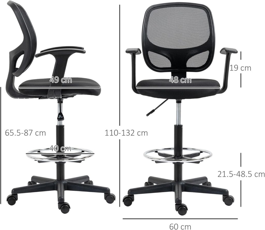 Height Adjustable Ergonomic Cashier Office Seat – Shine office furniture