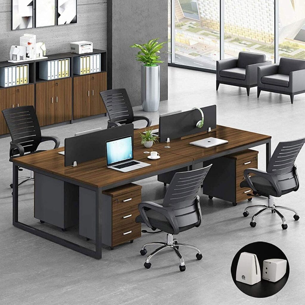 4-Way Modern Advanced Office Workstation – Shine office furniture