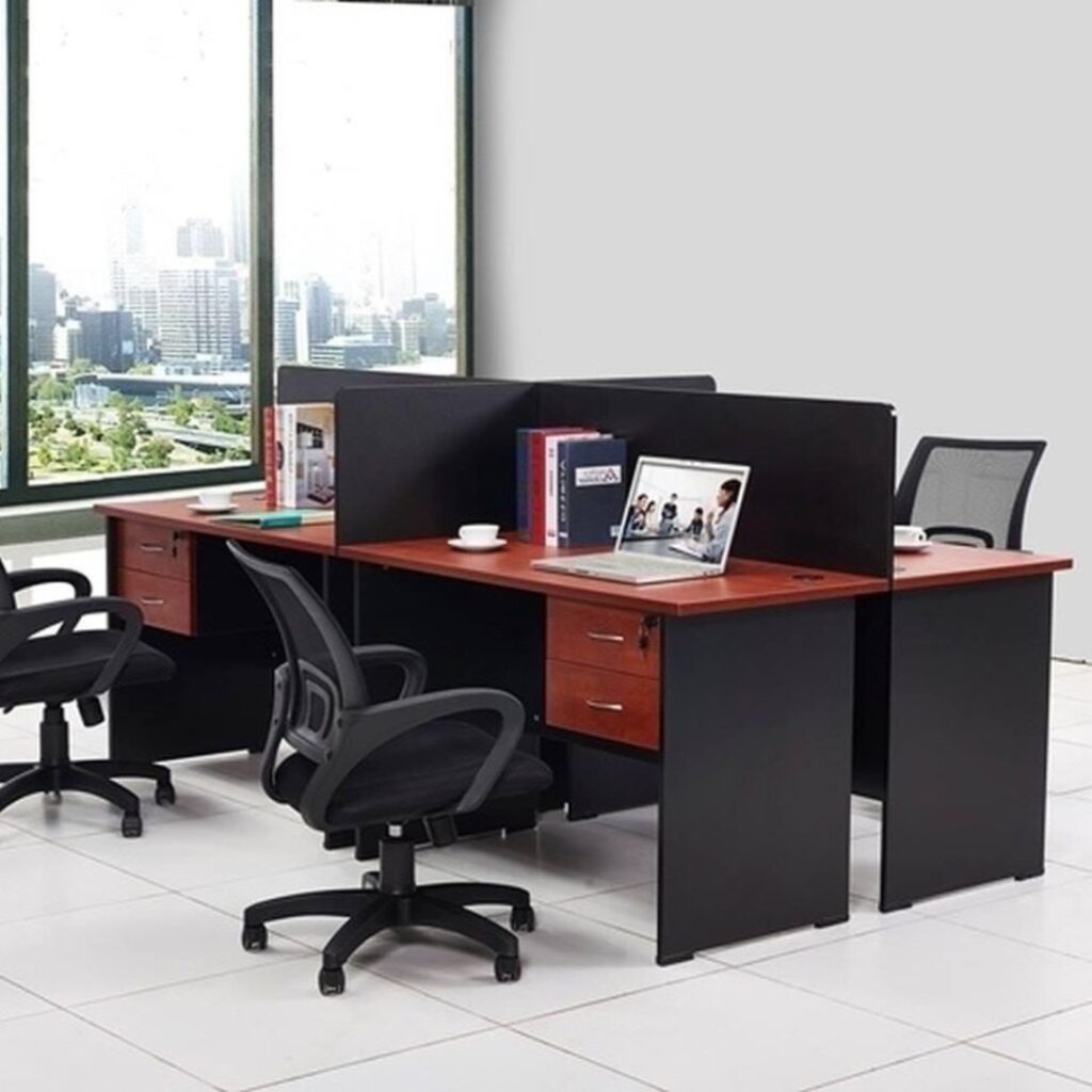 4-Way Modern Advanced Office Workstation – Shine office furniture