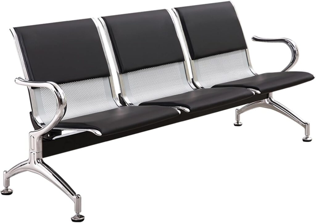 4-Link Padded Office Waiting Bench – Shine office furniture