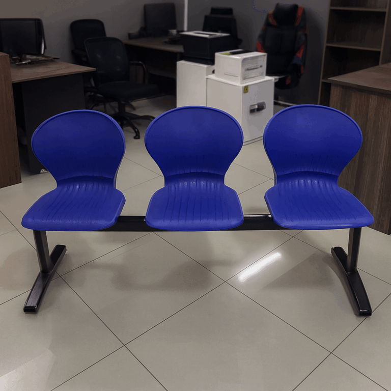 3-Seater Reception Waiting Office Bench – Shine office furniture